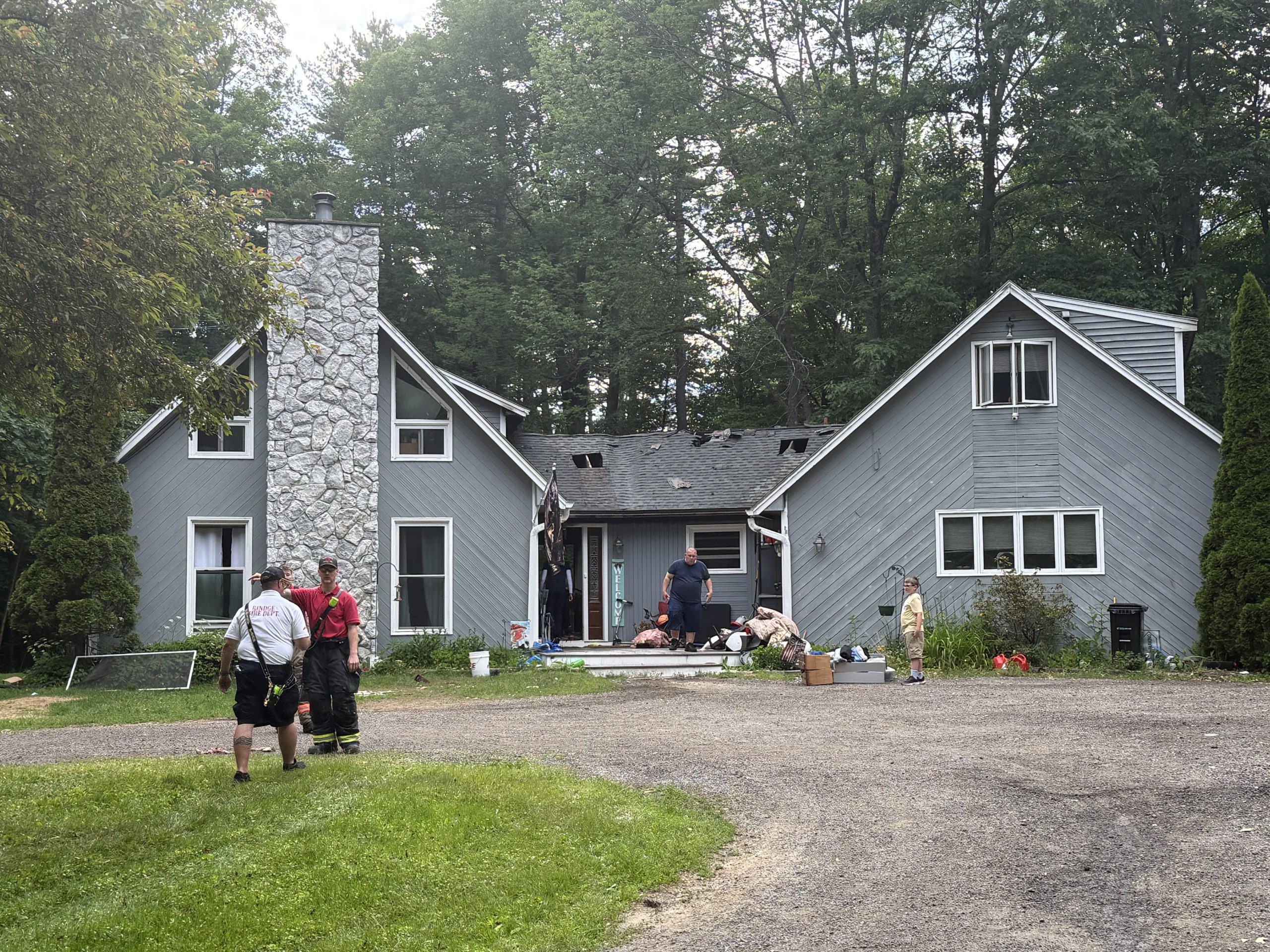 House fire on Old Cathedral Road displaces nine people - Monadnock ...